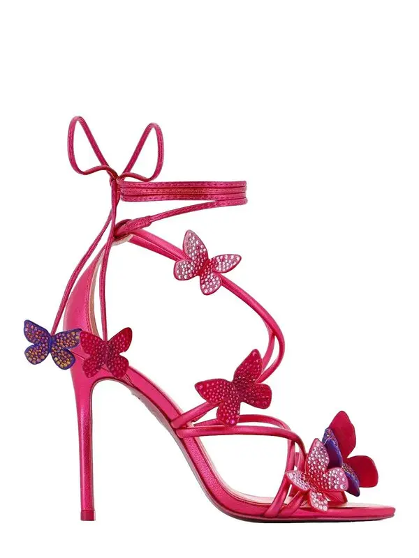 SOPHIA WEBSTER Vanessa Butterfly Heeled Sandals - Pink
