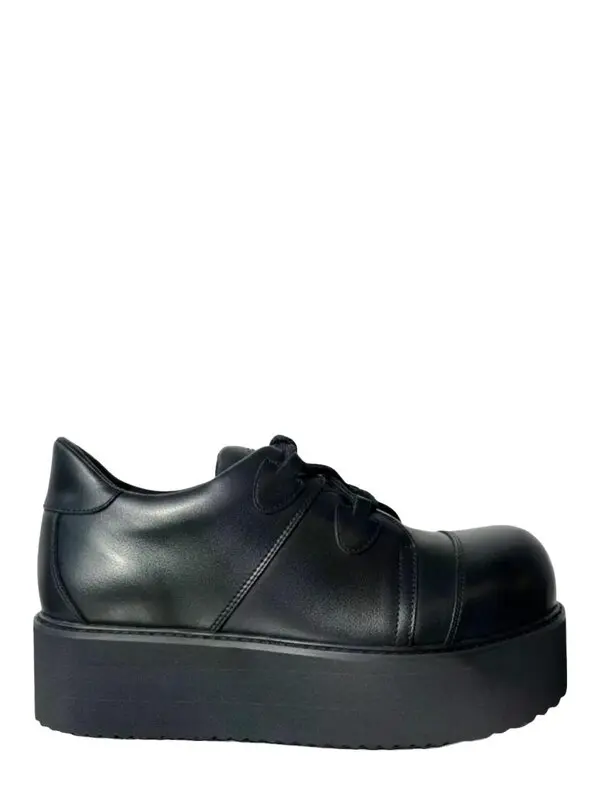 Swear London Sm Truck 2 Platform Derby Shoes - Black
