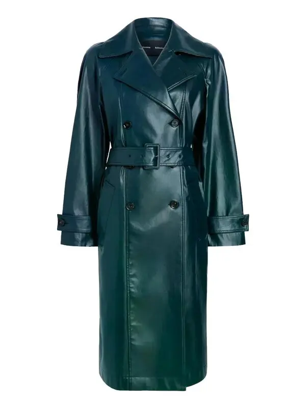Proenza Schouler Benedetta Belted Coat - Green