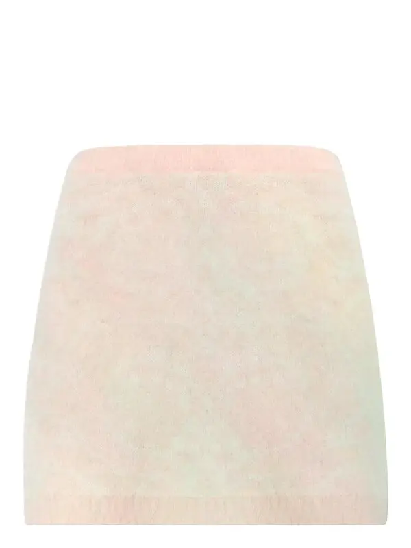Versace Knitted Mini Skirt - Pink
