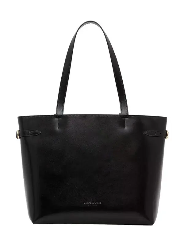 Marc O'polo Buckled Side-strap Tote - Black
