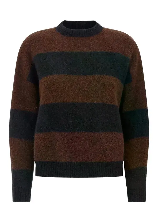 Max Mara Tuono Striped Sweater - Brown
