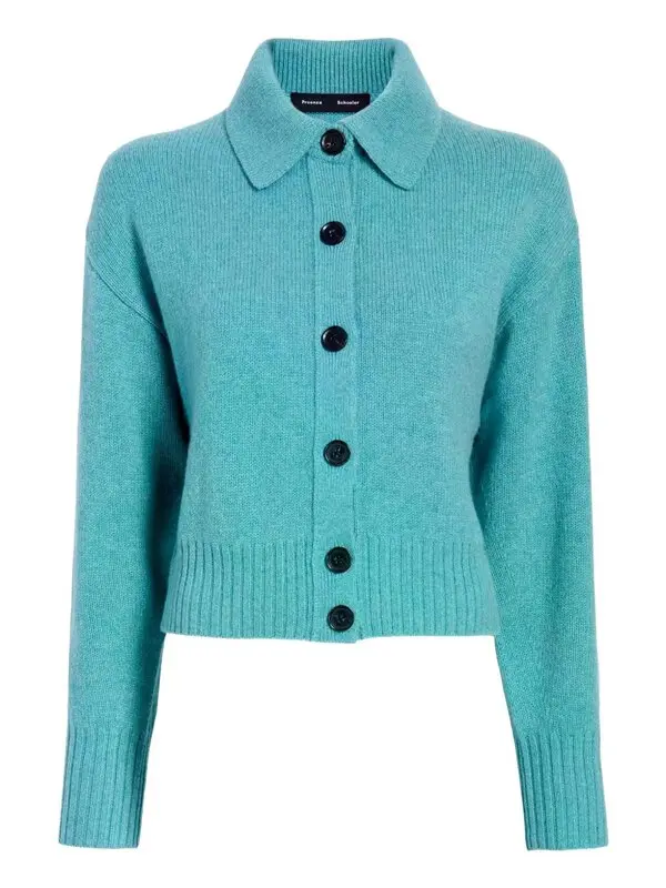 Proenza Schouler Rocio Buttoned Cardigan - Blue