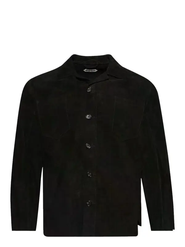 BODE Chest-pocket Shirt Jacket - Black