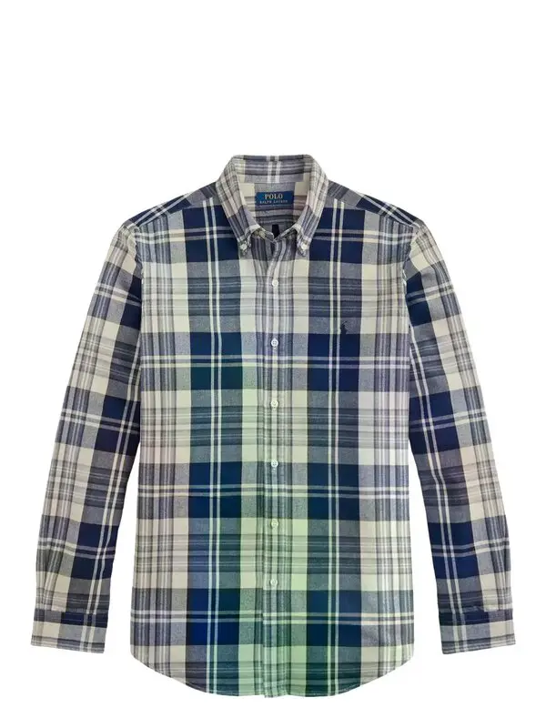 Polo Ralph Lauren Oxford Plaid Shirt - Blue