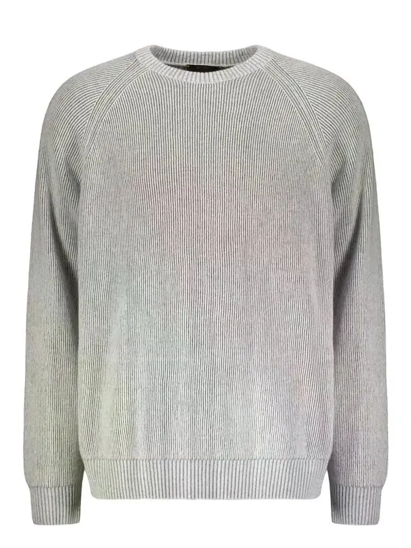 MOORER Crew-neck Sweater - Grey