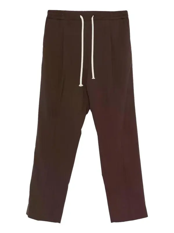 STATE OF ORDER Seven Drawstring Trousers - Brown
