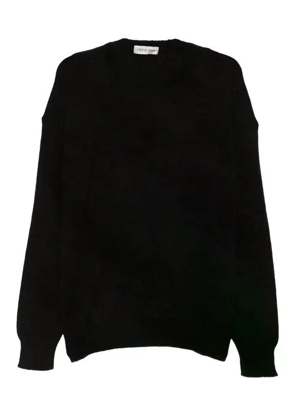 STATE OF ORDER Mohair Roundneck Sweater - Black
