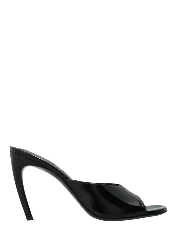 Attico 100mm Peep-toe Stiletto Sandals - Black