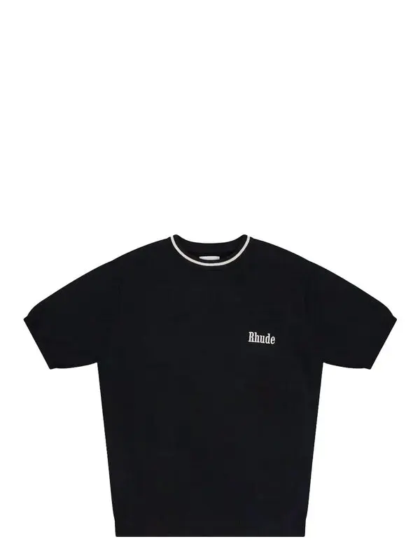 Rhude Logo-detail T-shirt - Black