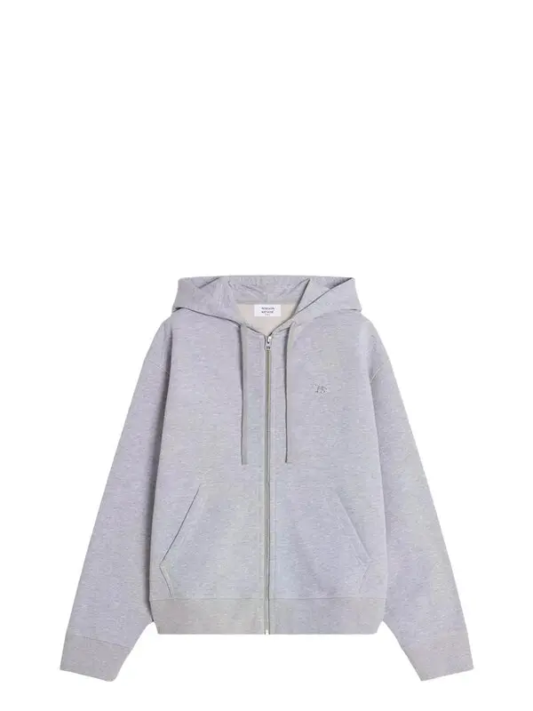 Maison Kitsuné Baby Fox Zip-up Hoodie - Grey
