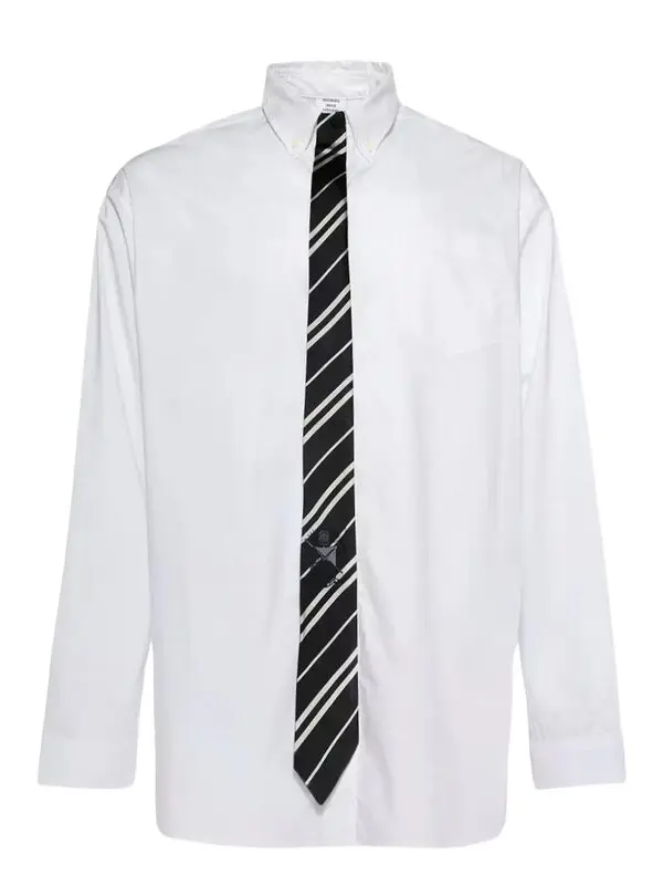 Vetements Tie-detailed Shirt - White