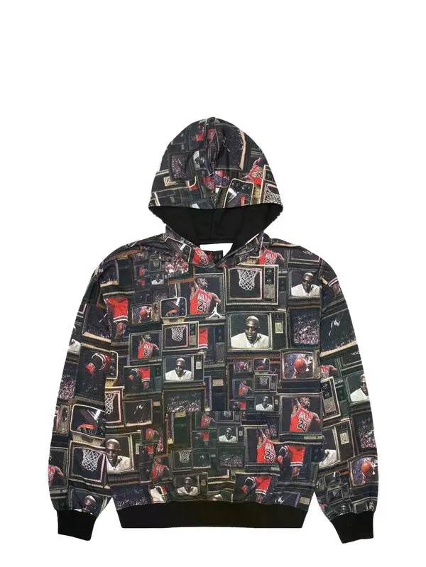 JORDAN Printed Hoodie - Black