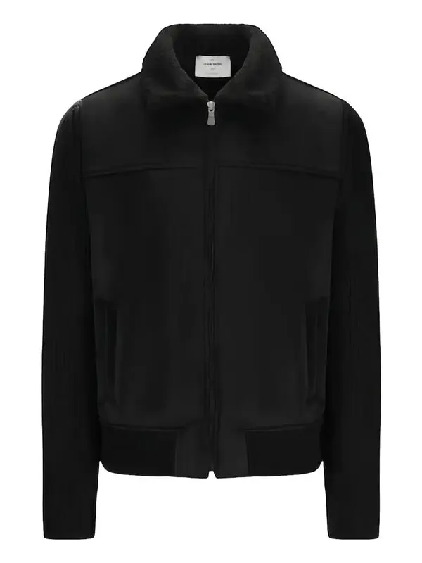 GRAN SASSO Shearling Panelled Jacket - Black