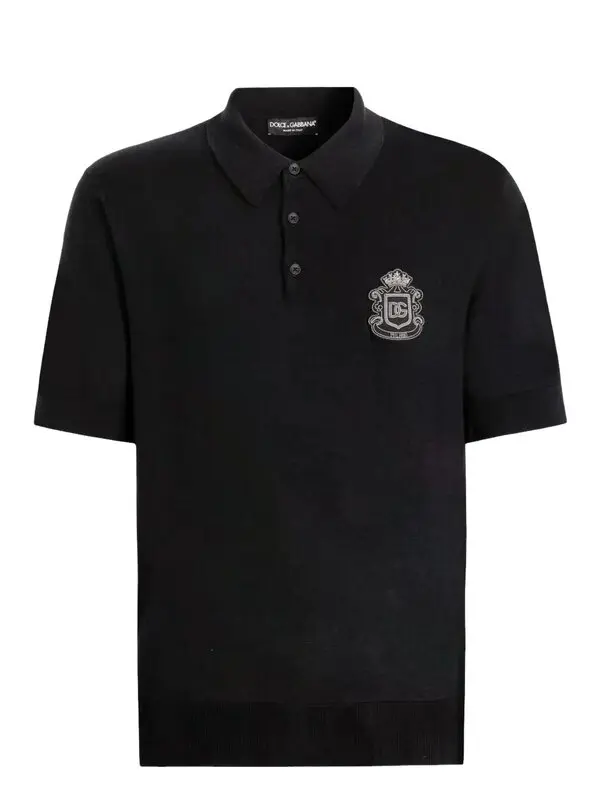 Dolce & Gabbana Button-fastening Polo Shirt - Blue