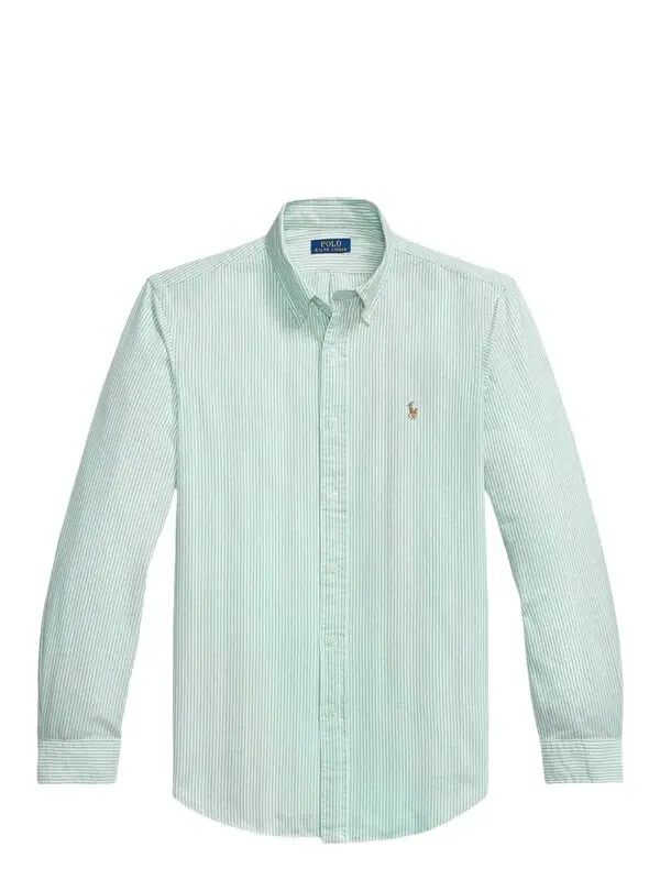 Polo Ralph Lauren Long-sleeved Striped Shirt - Green