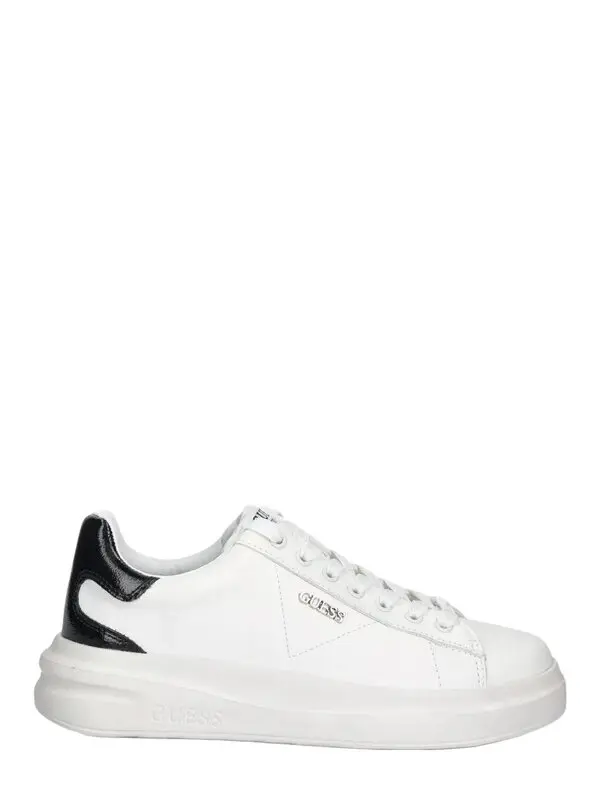 Guess Lace-up Fastening Sneakers - White