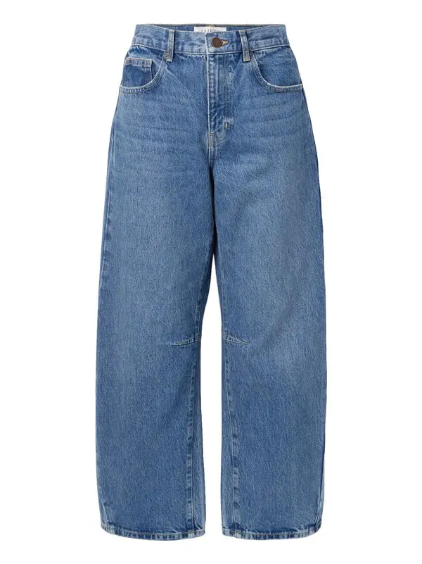 LA LIGNE The Megalyn High-rise Barrel-leg Jeans - Blue