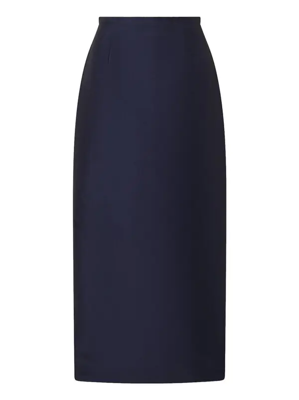 Bernadette Norma Taffeta Maxi Skirt - Blue