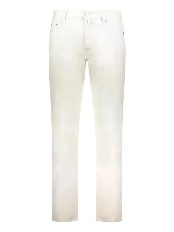 MOORER Five-pocket Jeans - White