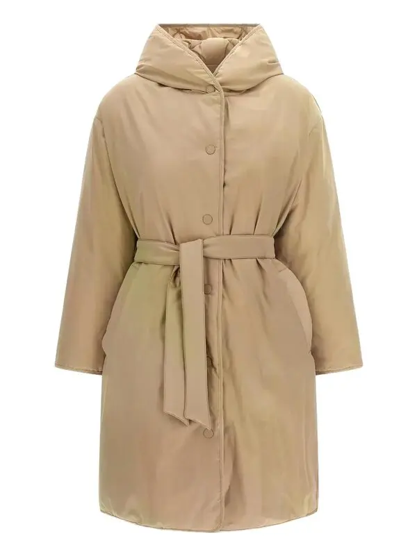 Max Mara Banfy Reversible Down Coat - Neutrals