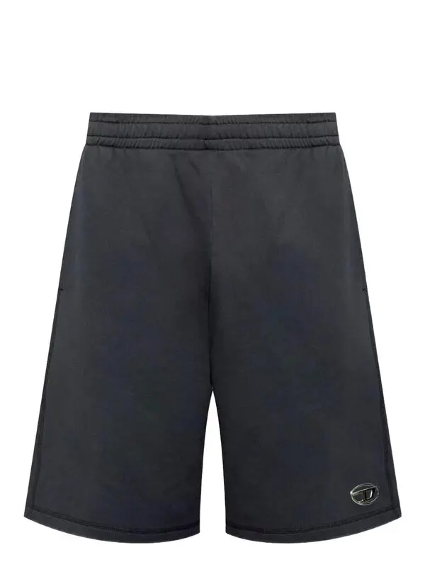 DIESEL® Logo-detail Shorts - Black