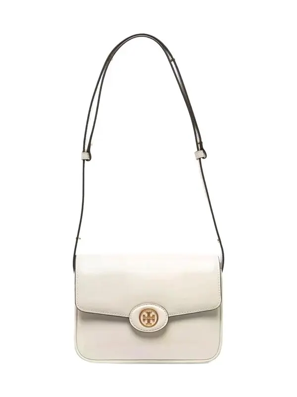 Tory Burch Robinson Spazzolato Adjustable-strap Shoulder Bag - Neutrals