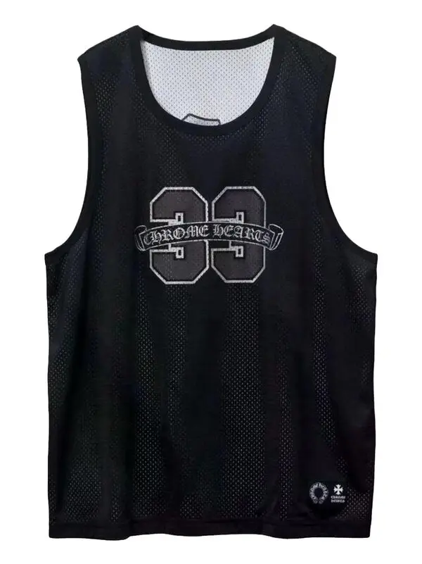 Chrome Hearts Reversible Basketball Vest - Black