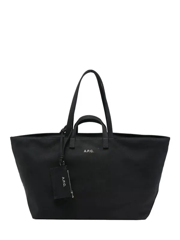 A.p.c. Le Drummer Toile Tote - Black