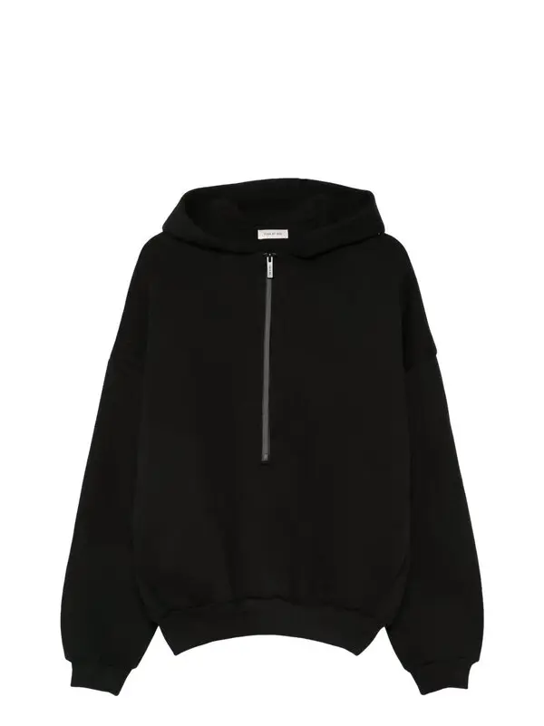 Fear Of God Zip Hooded Sweatshirt - Black