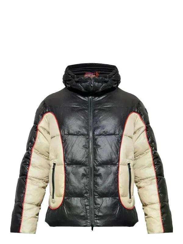DIESEL® W-ostend-wrd Hooded Jacket - Black