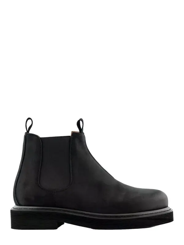 BUTTERO® Leather Chelsea Boots - Black