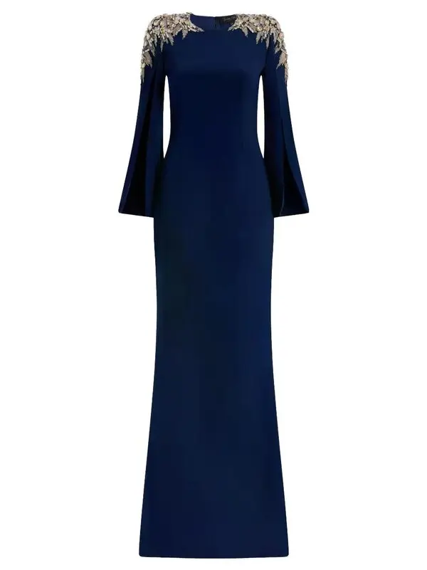 Jenny Packham Adeline Maxi Dress - Blue