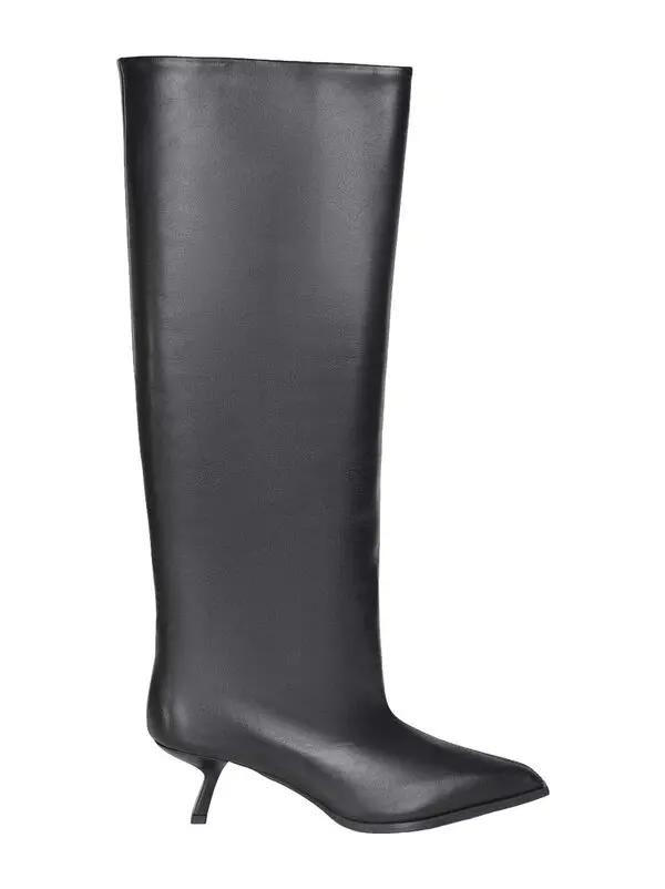 POEVE Leather Boots - Black