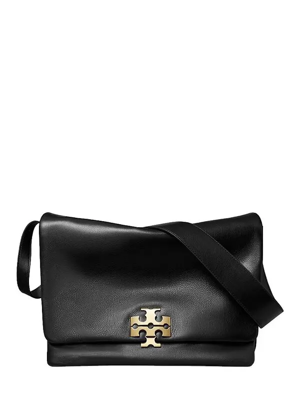 Tory Burch Kira Large Shoulder Bag - Black/gold