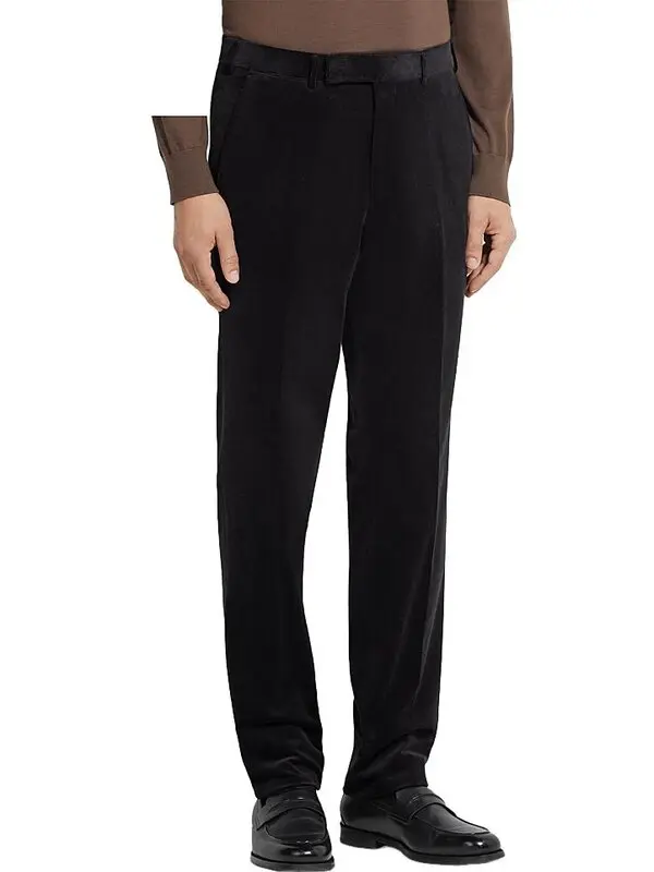 Zegna Cashco Corduroy Pants - Navy Blue
