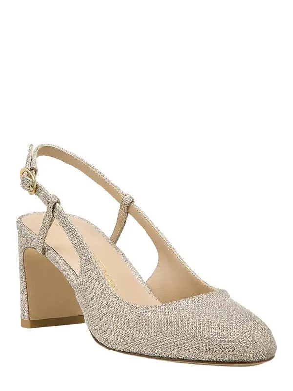 STUART WEITZMAN Babette 60 Slingback Pumps - Poudre