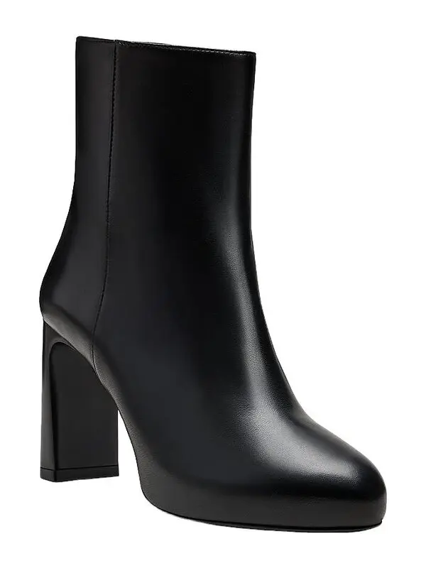 STUART WEITZMAN Babette Platform Booties - Black