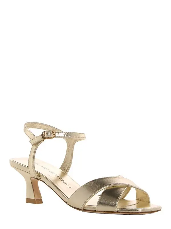 STUART WEITZMAN Vinnie Sandal - Light Gold