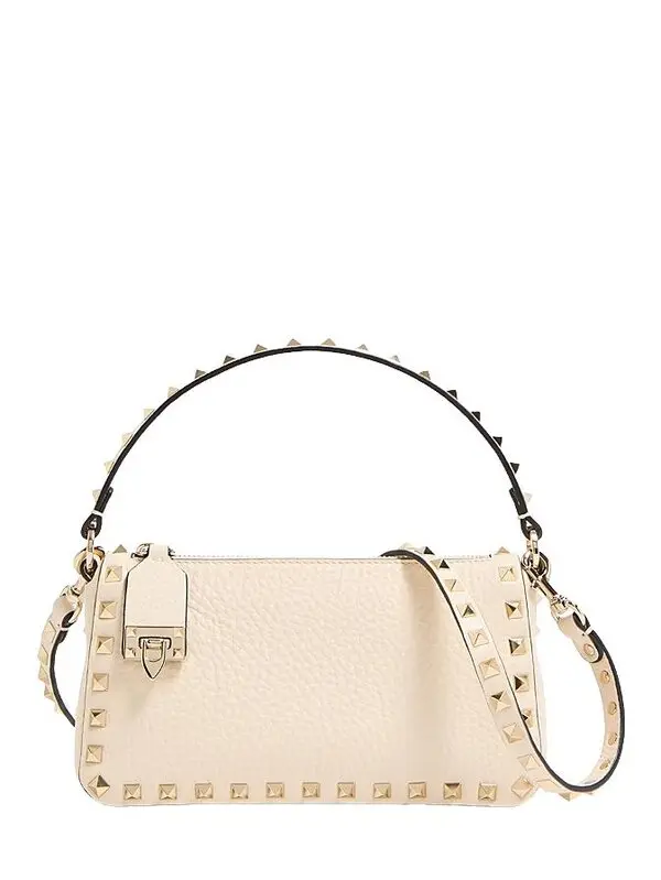 Valentino Garavani Small Rockstud Crossbody Bag - Light Ivory