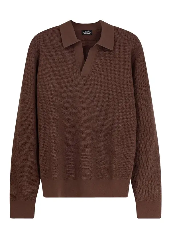 Zegna Oasi Cashmere Collection Sweater - Brown
