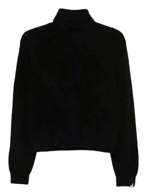 Iceberg Turtleneck Sweater - Black
