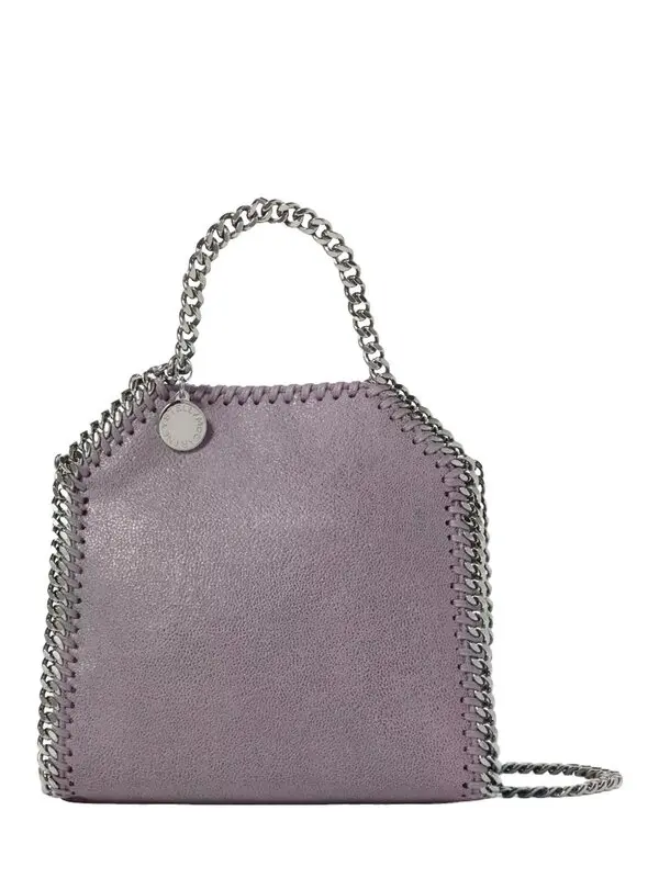 Stella McCartney Falabella Textured Shoulder Bag - Purple