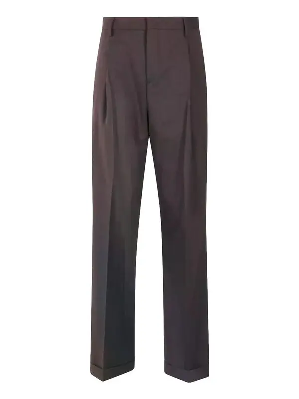 BRIGLIA 1949 Pleated Trousers - Brown