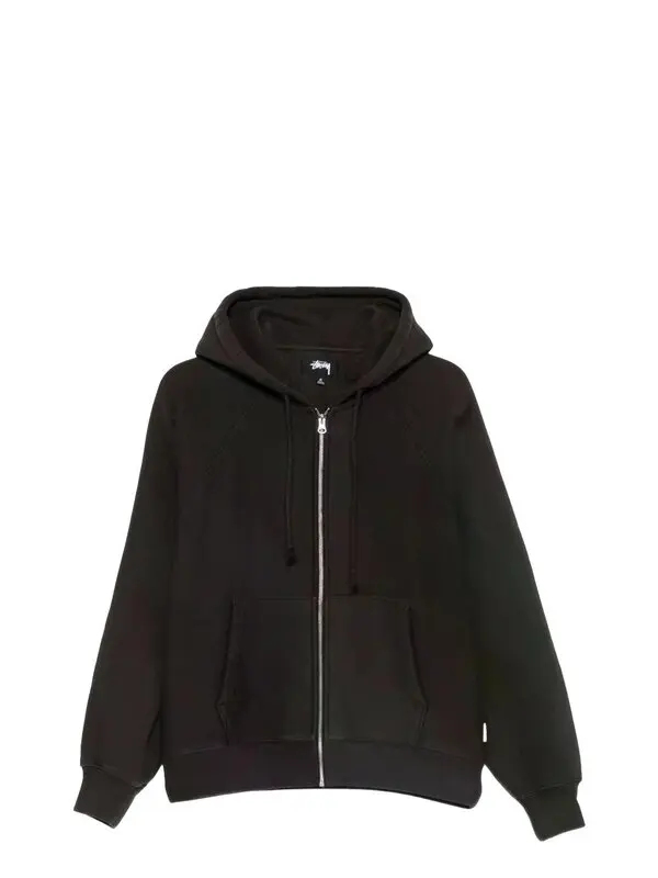StÜssy Zip-up Hoodie - Black