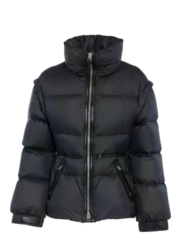 TOM FORD High-neck Zip-up Puffer Jacket - Black