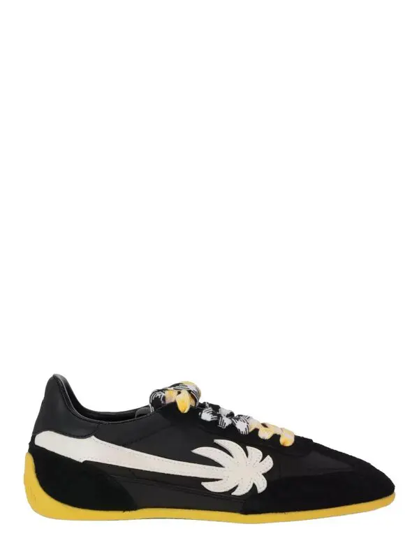 Palm Angels Pa 5 Leather Sneakers - Black
