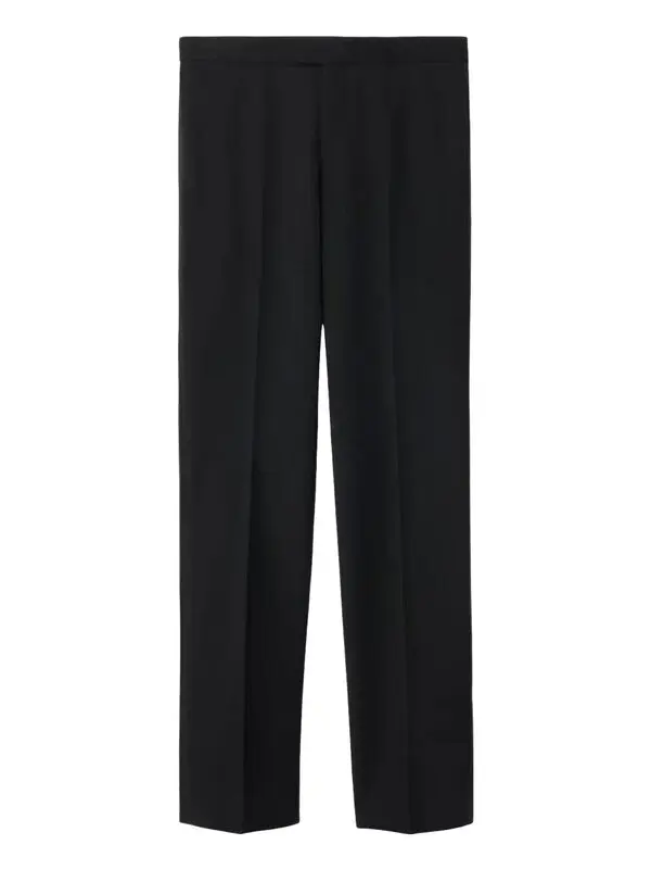Burberry Wool Trousers - Black