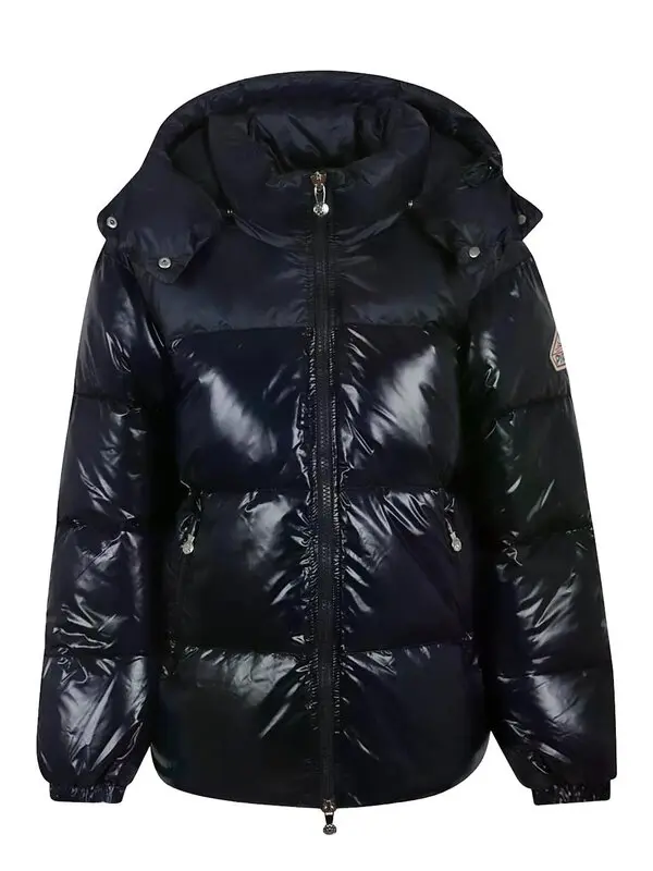 Pyrenex Padded Jacket With Detachable Hood - Blue