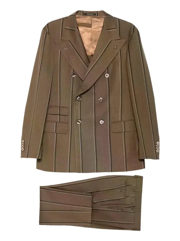 GABRIELE PASINI Luigi Bianchi Wool Suit - Green